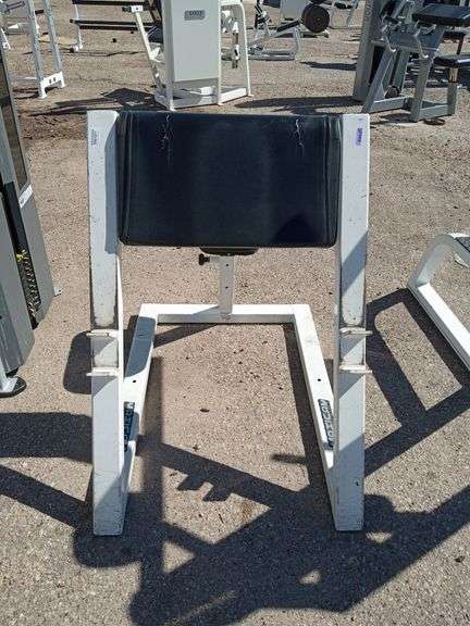 (1 Qty) MaxiCam Sit Down Preacher Curl Rack - Sierra Auction Management Inc