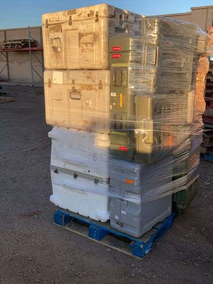 Approximately 11 military style hard plastic cargo containers. - Sierra ...