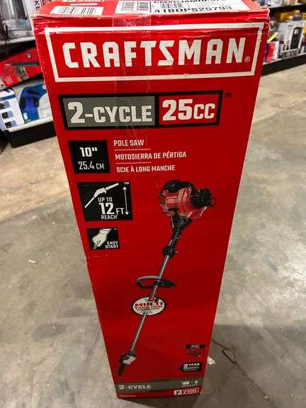 Craftsman 2 Cycle 25cc Pole Saw - Sierra Auction Management Inc