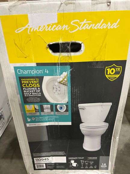 American Standard Champion 4 Toilet - Sierra Auction Management Inc