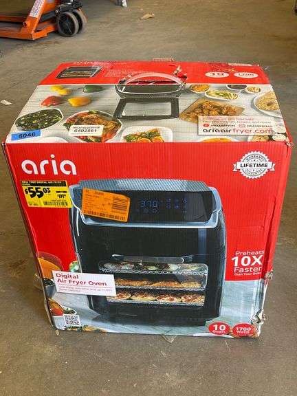 1 Qty Aria Digital Air Fryer Oven Sierra Auction Management Inc