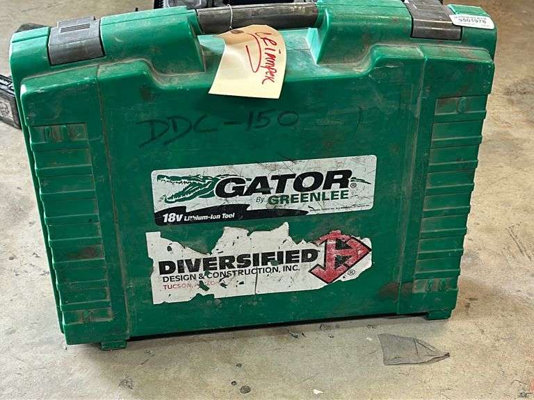 Gator by Greenlee 18V Lithium Ion Crimper Tool With Case - Sierra ...