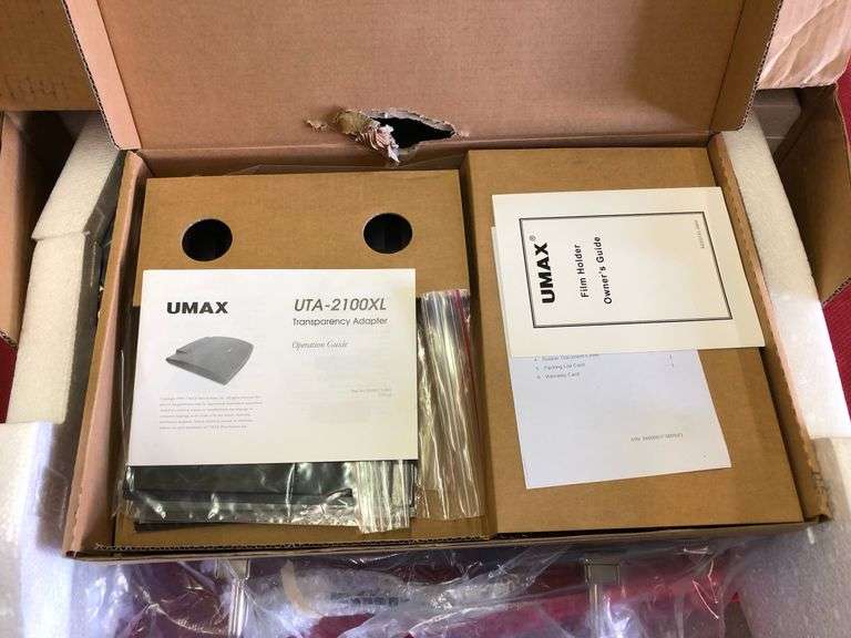 UMAX Large Format UTA 2100XL Transparency Adapter NEW IN BOX with ...