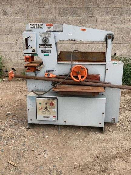 Scotchman Industrial Punch Machine - Sierra Auction Management Inc