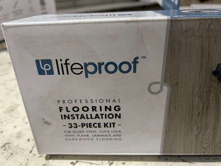 Lifeproof 33 Piece Flooring Kit - Sierra Auction Management Inc