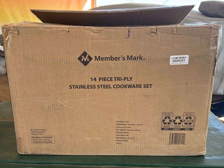 Members Mark Cookware Set - Sierra Auction Management Inc