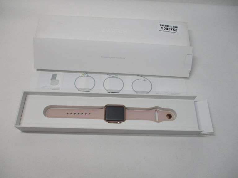 Apple iWatch Series 1, 38mm Rose Gold in Box - Sierra Auction ...