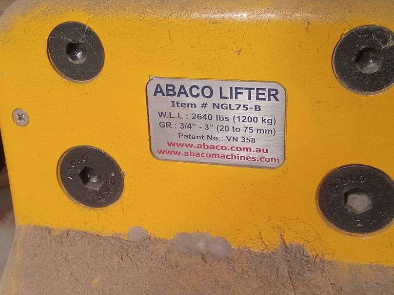 Abaco Lifter NGL75-B - Sierra Auction Management Inc