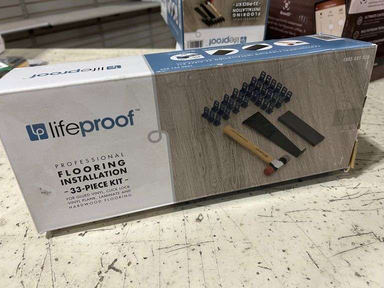 Lifeproof 33 Piece Flooring Kit - Sierra Auction Management Inc
