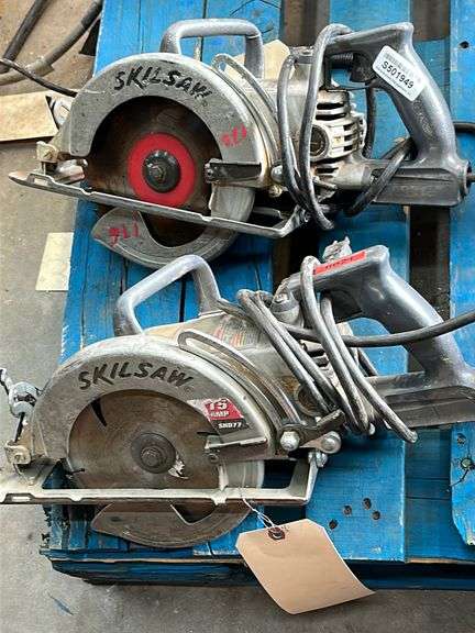 (2 Qty) SkillSaw Worm Drive Saw Models: HD77, SHD77 - Sierra Auction ...
