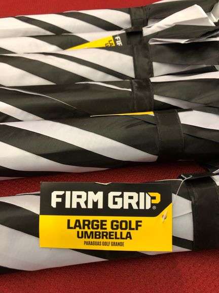 (6) Firm Grip Large Golf Umbrellas - Sierra Auction Management Inc
