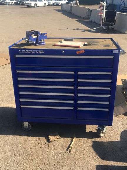 U.S. General Rollable Shop Tool Box with Assorted Tools and Hardware ...