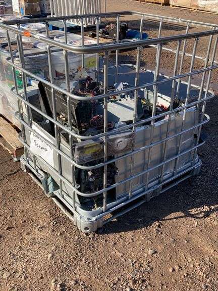 Metal Cage Pallets with Computer Scrap - Sierra Auction Management Inc
