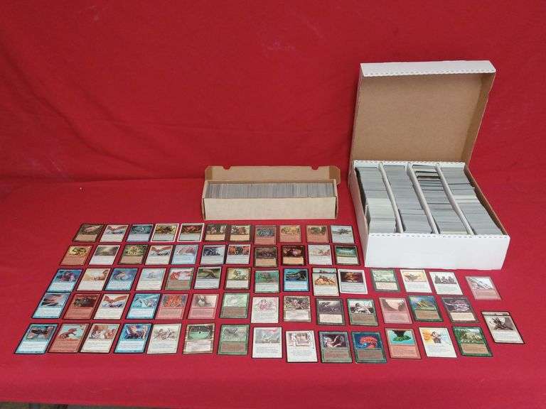 OVER 6000 Magic the Gathering Playing Cards Including RARE AND HARD TO ...