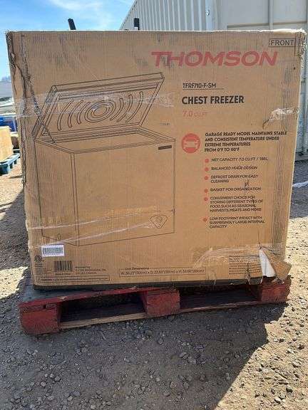 Thomson 7.0 cu. ft Chest Freezer Model : TFRF710-F-SM - Sierra Auction ...