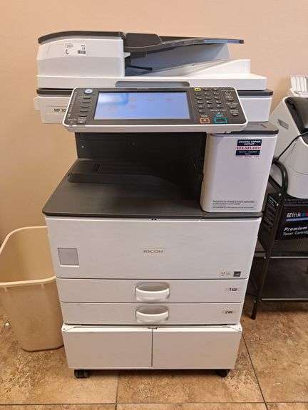 Ricoh MP 3053 Commercial Copier Scanner Printer - Sierra Auction ...