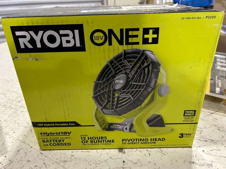 Ryobi Fan ( tool only ) - Sierra Auction Management Inc