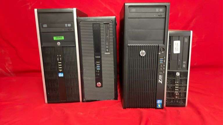 (1 Qty) HP Compaq Elite 8300 Convertible Micro Tower, (1 Qty) HP Pro ...
