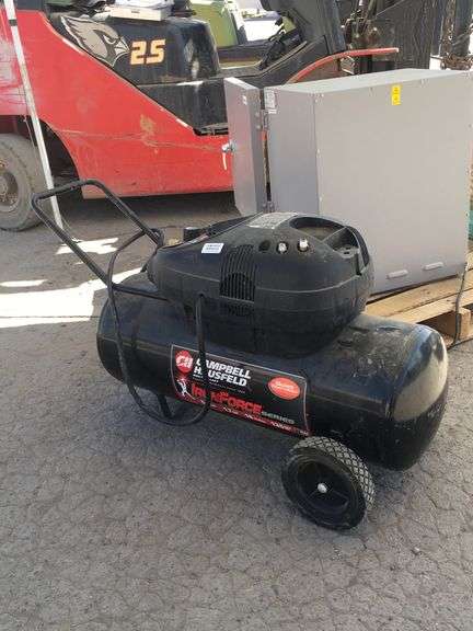 Campbell Hausfeld Iron Force Series 16 Gallon 135 PSI Air Compressor ...