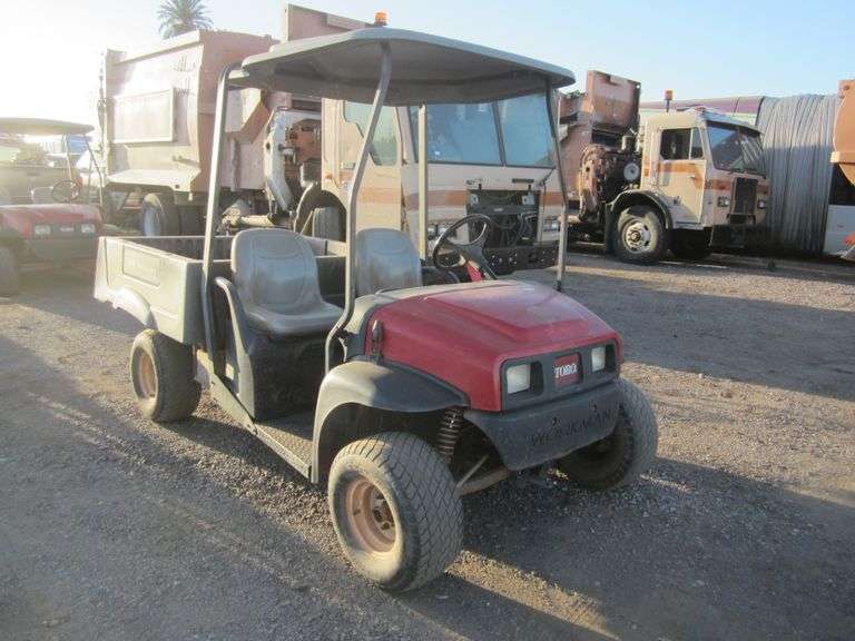 Toro Workman MD Utility Cart - Sierra Auction Management Inc