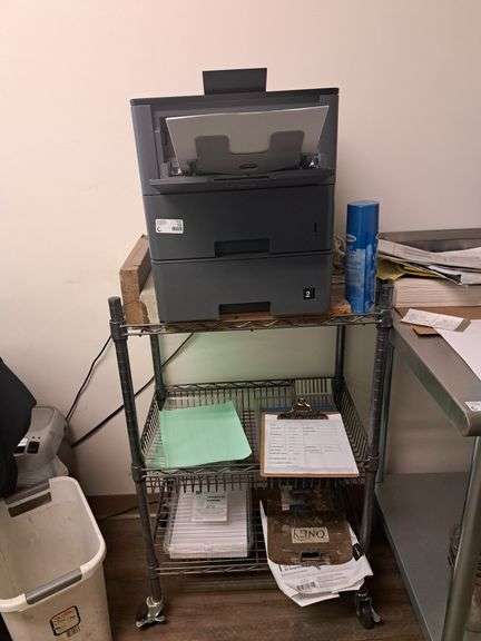 Brother HL-L6200DW Laser Printer with Metal Storage Rack - Sierra ...