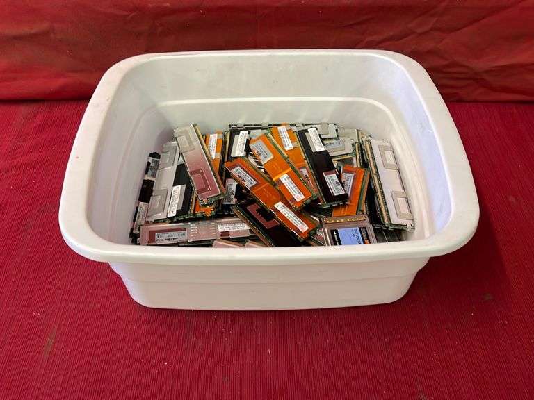 Box With Assorted Ram Memory - Sierra Auction Management Inc