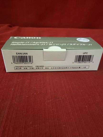 3 Boxes of Canon Copy Machine J1 NO.502C 6707A001-AC Staple Cartridges ...