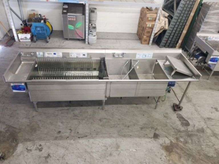 PowerSoak Warewashing Stainless Steel Sink PS-225 - Sierra Auction ...