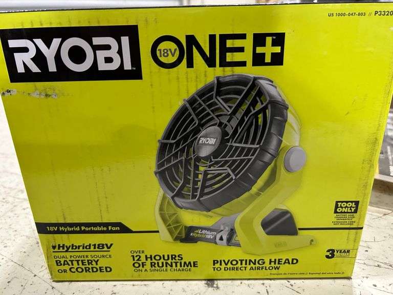 Ryobi Fan ( tool only ) - Sierra Auction Management Inc