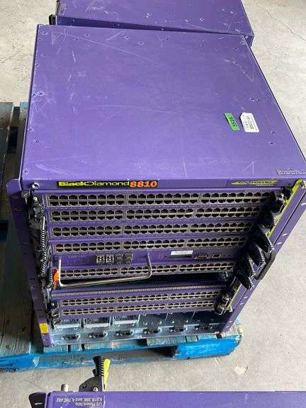 Extreme Networks Black Diamond 8810 10 Slot Chassis - Sierra Auction ...