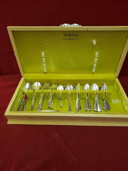 Box of Silverware (Missing Pieces) - Sierra Auction Management Inc
