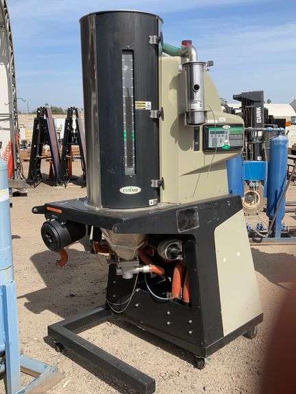 Conair consolidated resin drawing hopper width carousel plus dryer and ...