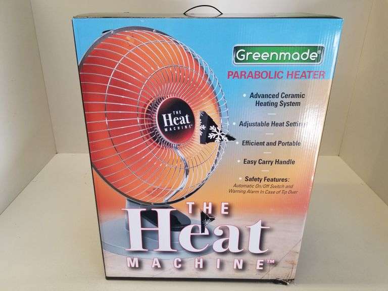 Greenmade Heat Machine Parabolic Heater - Sierra Auction Management Inc