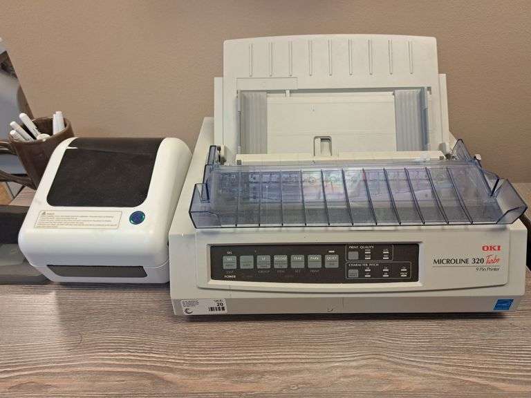 OKI Microline 320 Turbo 9-pin Printer and Thermal Label Printer ...