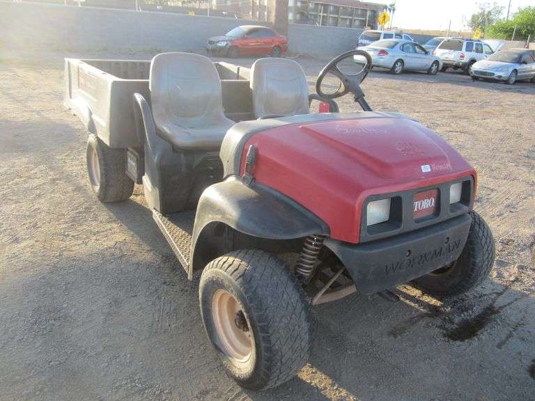 Toro Workman MD Utility Cart - Sierra Auction Management Inc