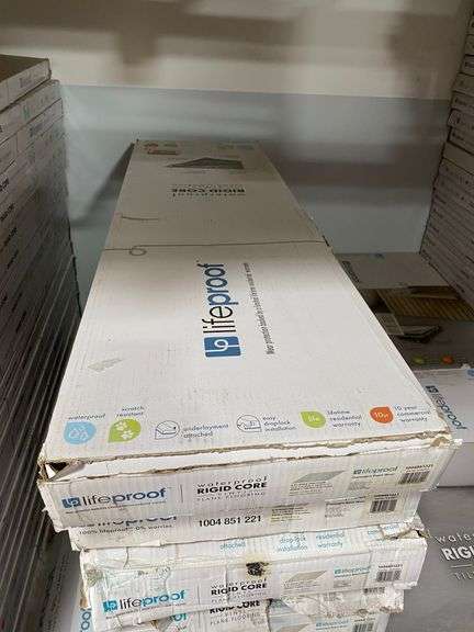 (12) Boxes LifeProof LVP Champagne Beach Wood 18.87 sq ft/box ...