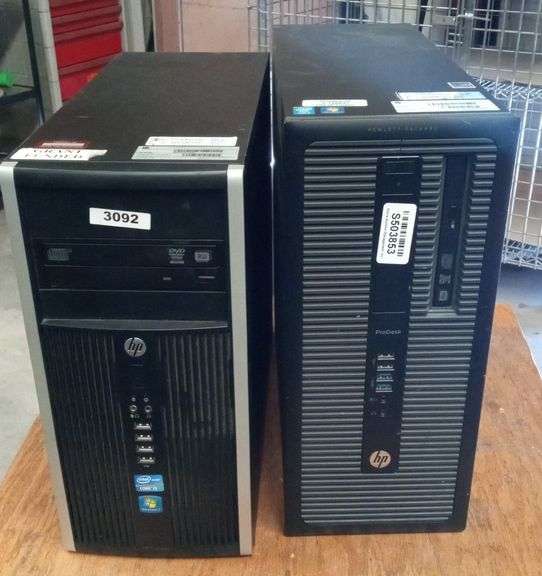 (1 Qty) HP Compaq 6200 Pro Micro Tower , (1 Qty) HP ProDesk 600 GI ...