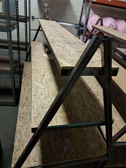 Rolling A-Frame 4-tier Production Cart - Sierra Auction Management Inc