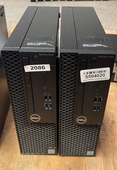 (2 Qty) Dell OptiPlex 3060 Towers - Sierra Auction Management Inc