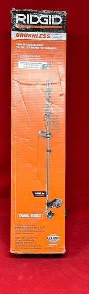 Rigid 14' 18V Brushless String Trimmer Model : R01201B - Sierra Auction ...