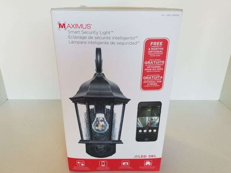 Maximus Smart Security Light, Smart Camera/Light Control - Sierra ...