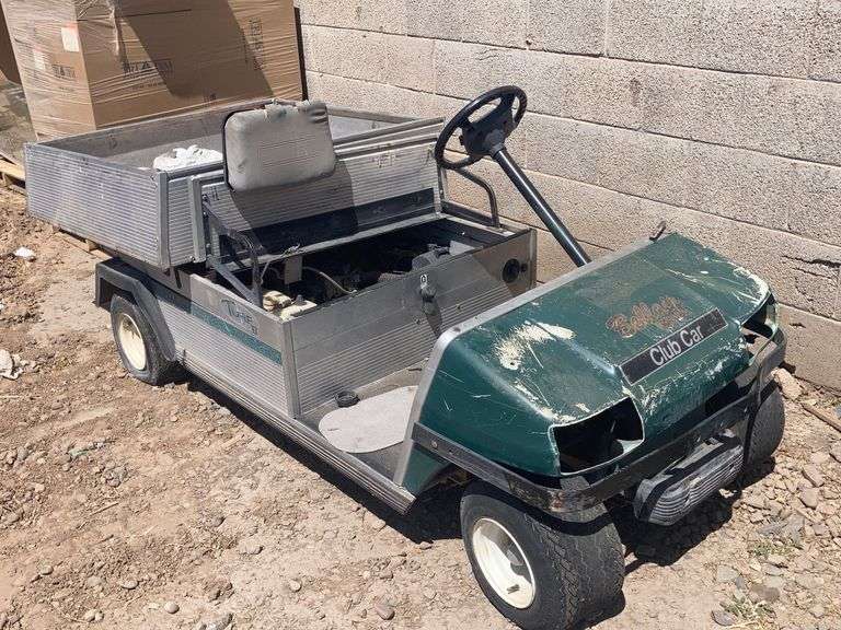 Club Car Turf II Utility Cart W/ Bed - Sierra Auction Management Inc