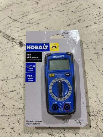 Kobalt Mini Multimeter - Sierra Auction Management Inc