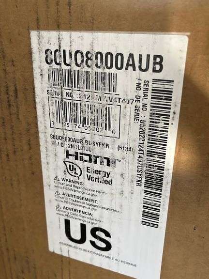 LG UHD AI ThinQ 86” webOS Smart TV Model # 86UQ8000AUB - Sierra Auction ...