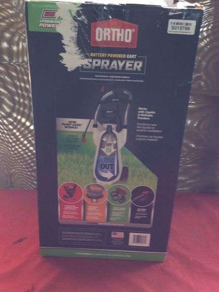 ORTHO Battery Powered Cart SPRAYER w/ LITHIUM-ION POW’R - Sierra ...