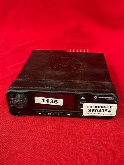 (1 Qty) Motorola Radio Model: XPR 5580e - Sierra Auction Management Inc
