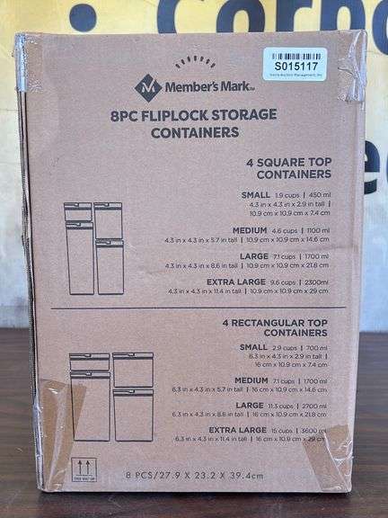 Members Mark Storage Containers - Sierra Auction Management Inc