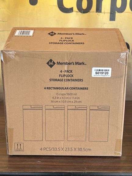 Members Mark Storage Containers - Sierra Auction Management Inc