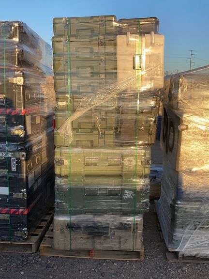 (P) Approx. 17PC Military Style Hard Plastic Cargo Containers - Sierra ...