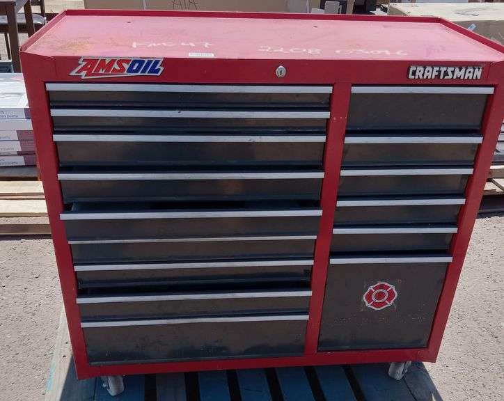 Craftsman Red Toolbox - Sierra Auction Management Inc